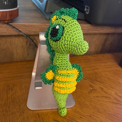 Crochet Pattern Seahorse Flip Amigurumi PDF Cute Brown Sea Animal ...