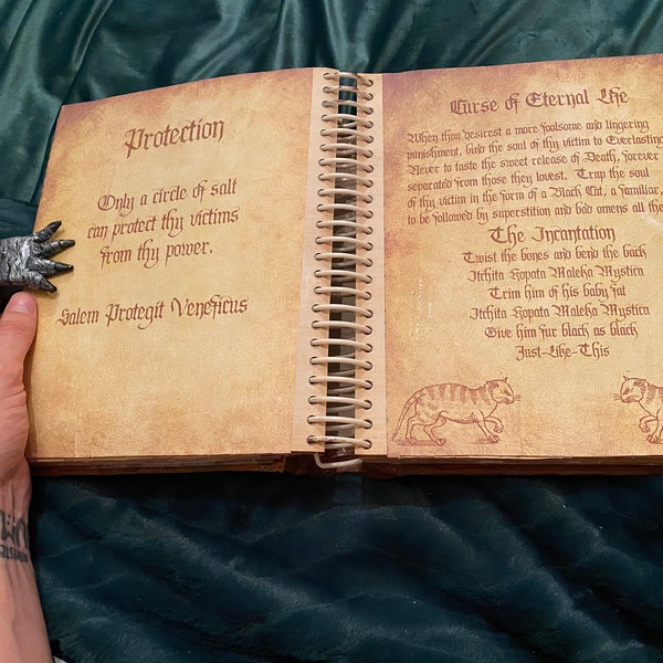 Halloweentown Inspired Spell Book Pages. - Etsy