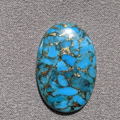 Natural Arizona Turquoise Round Shape 12mm Smooth Briolette Gemstone ...