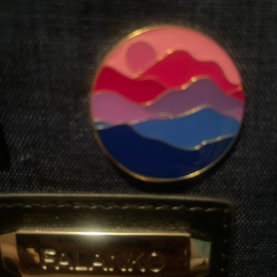 Subtle Bisexual Flag Enamel Pin Enamel Cute Pin Set Pins Laple Pin Hard Enamel Pin Gift for Her ...