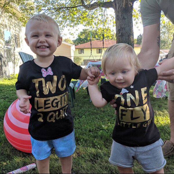 Customizable Two Legit 2 Quit Birthday Shirt, Two Legit to Quit ...