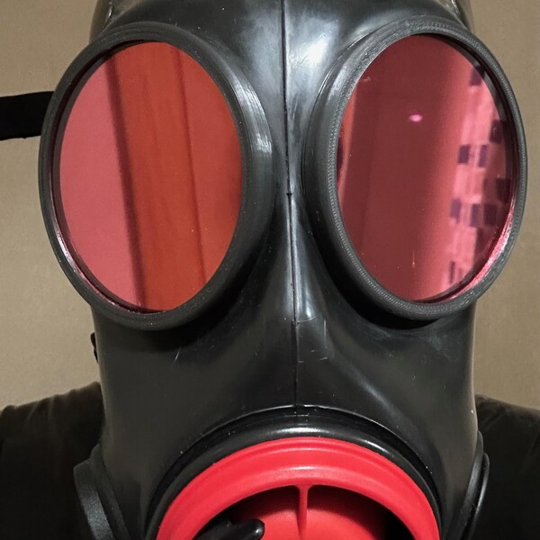 S10 FMJ08 Gas Mask Filter Lens Multi Colour Black Red Blue Green Orange ...