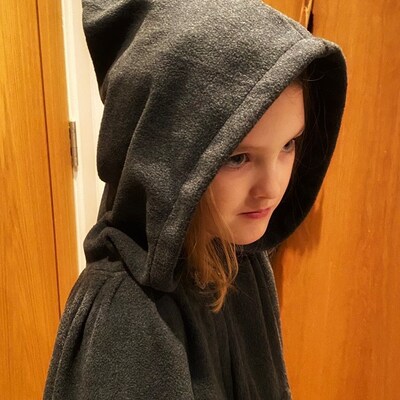 Hooded Ritual Robes, Surplice, Hooded Alb, Tau Robe, Cotton Fabric ...