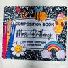 Composition Book Svg, Composition Book Cover, Notebook Template ...