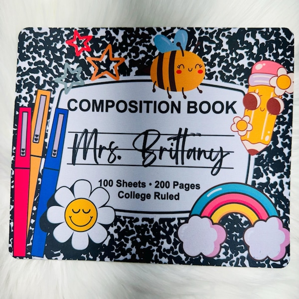 Composition Book Svg, Composition Book Cover, Notebook Template