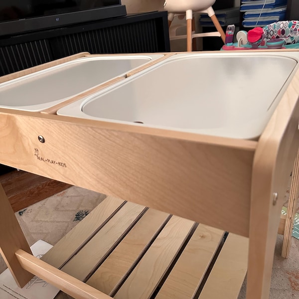 Sensory Table: Montessori Kid's Activity Stand With Trofast Bins - Etsy