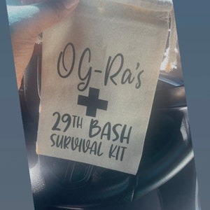 Girls Weekend Survival Kit Hangover Kit Bags Bachelorette | Etsy