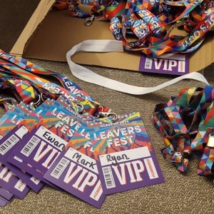 LEAVERS FEST End of School Festival Party Wristbands Class of 2024 ...