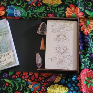 Crystal and Jewelry Organizer, 7 Drawer Box, Oracle Decks Storage Box ...