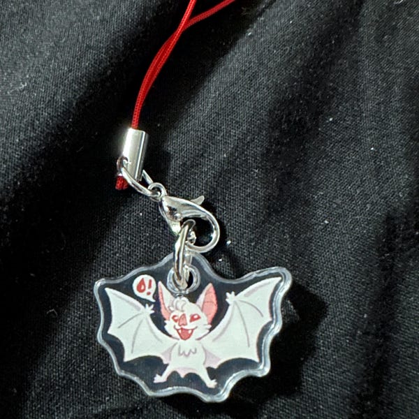Batstarion Astarion Baldurs Gate 3 Small Acrylic Phone Charm - Etsy