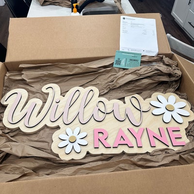 Name Cutouts for Nursery, Wood Letters for Wall, Name Sign, Nursery ...