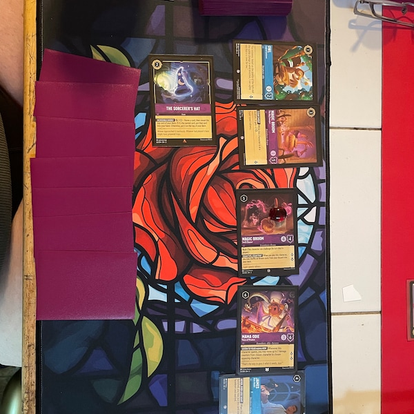 MTG Playmat 24x14 Inch the Round Table Optional Zoning TCG Play Mat ...