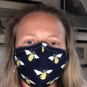 Best Seller Bee Face Mask for Adultsbee Washable and Reusable - Etsy