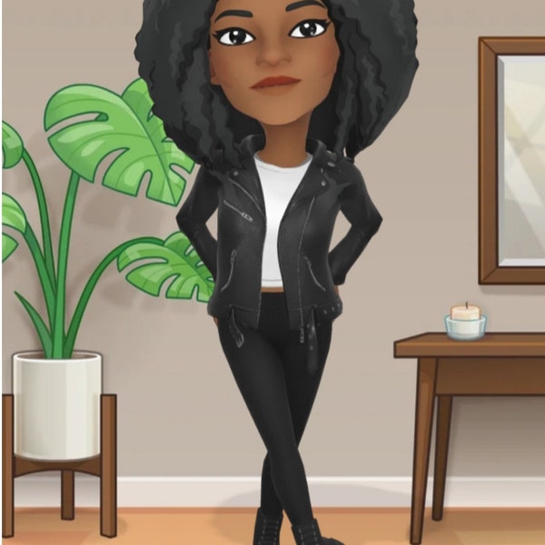 Custom Bitmoji Vinyl Decal | Laptop Decal | Door Decal | Car Decal - Etsy