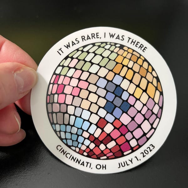 Custom Eras Disco Sticker| Tour Merch| Tour Sticker|waterproof Sticker ...