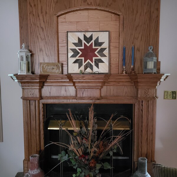 Swoon Pattern Barn Wood Quilt Square Wall Hanging - Etsy