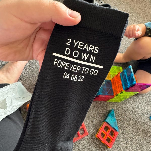 Sun and Moon Socks - Personalised Socks - Custom - Celestial - Crescent ...