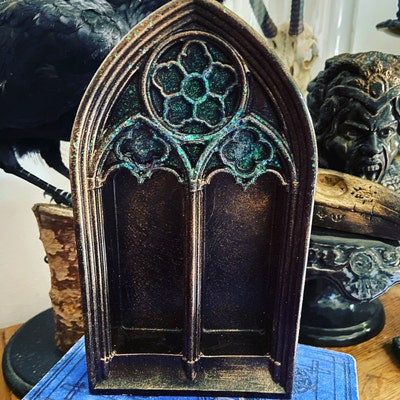 Gothic Cathedral Window Trinket Tray Silicone Mold for Resin, Epoxy ...