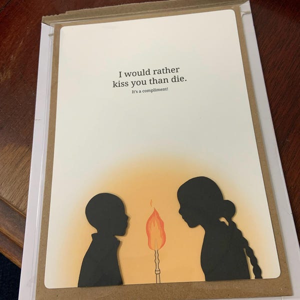 Avatar the Last Airbender Valentines Day FLAT Card | Secret Tunnel ...