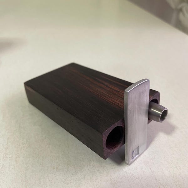 Minimal Hand-ground Titanium Ring (faceted): "the Charles" 6mm ...