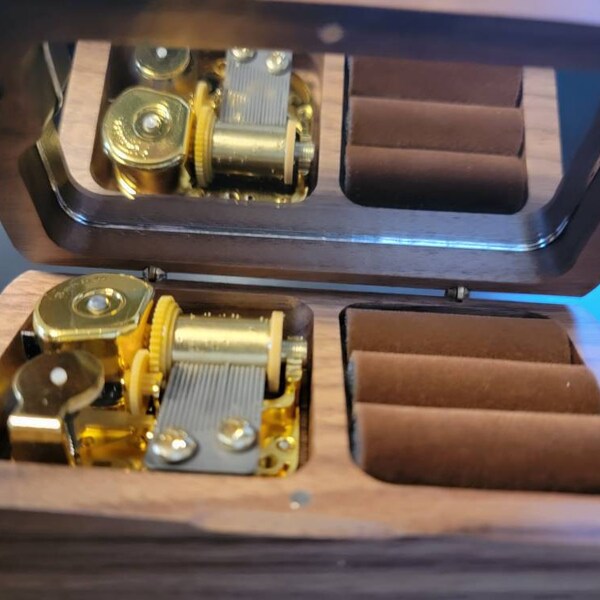 Custom Melody Music Box / Personalized Music Box With a Custom Metal ...