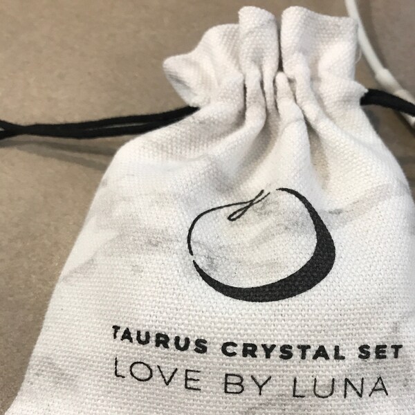 Taurus Crystal Set | Taurus Zodiac Crystal Set | Taurus Gift | Taurus ...