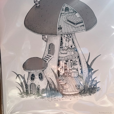 Ostrich Fern Pattern Tote Bag, Fern Art, Forager Gift, Botanical Fern ...