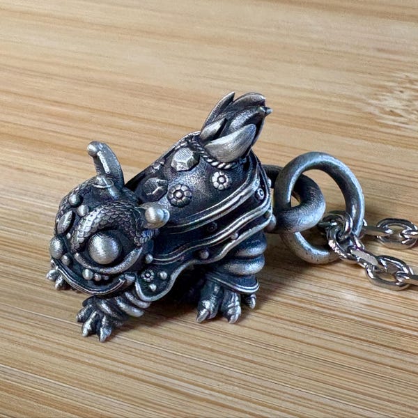 Multi-eyed Ghost Horse 925 Silver Pendant: Spectral Hell Horse Necklace ...