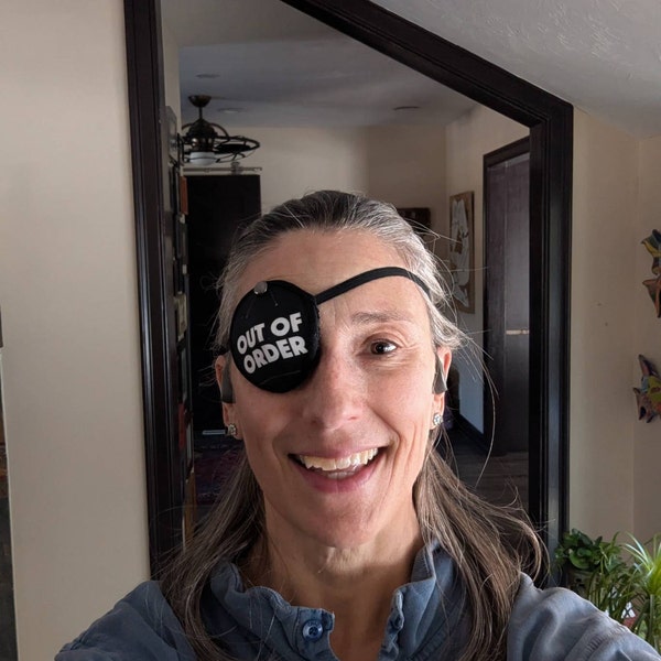 Out of Order Sign Eye Patch /eye Cover /ocular Aid / Vision Accessory ...