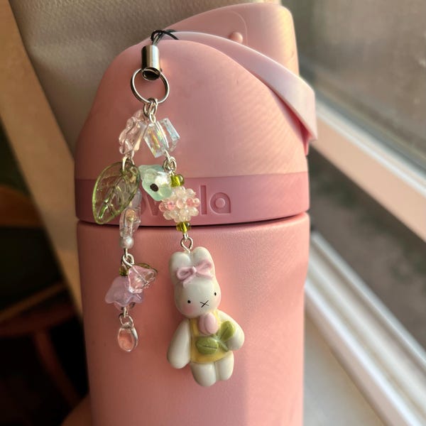 Miffy Clay Keychain Cute Handmade Polymer Charm Kawaii Phone Strap Y2K ...