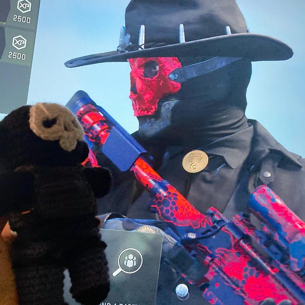 Crochet Call of Duty MWII Simon Ghost Riley Plushie Made to Order ...