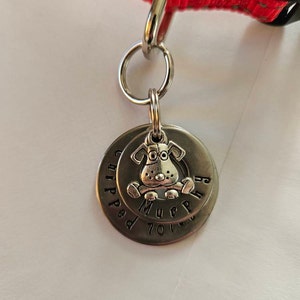Rugged Stainless Steel Dog Tag Washer Pet ID Tag Dog Id - Etsy