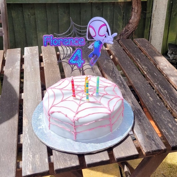 Spin Spidey Inspired Cake Topper, Print at Home, DIY, Last Minute ...