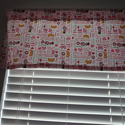 Map of the World Valance 41 42 Inches Wide - Etsy
