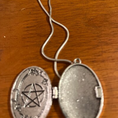 Witch Locket, Broom Closet Locket, Moon Locket, Witchy Pendant ...