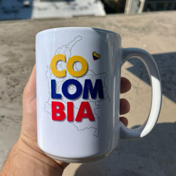 Colombian Traditions Mug, Colombian Designs Mug, Colombia Coffee Mug ...