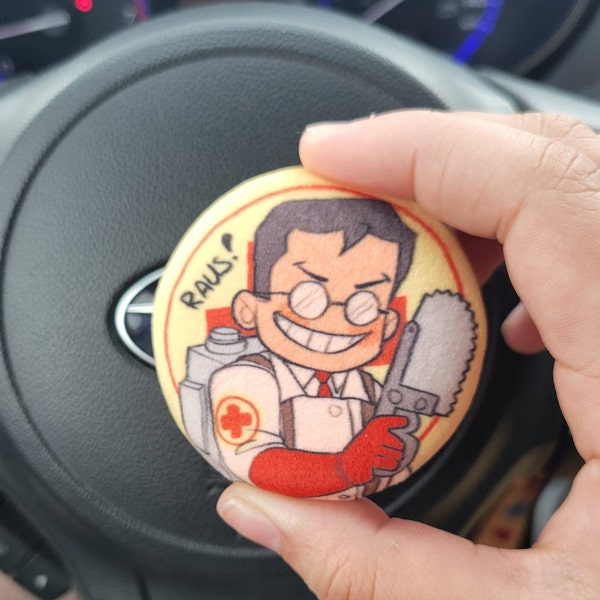 Big Squishy Fabric TF2 Buttons 2.5 - Etsy