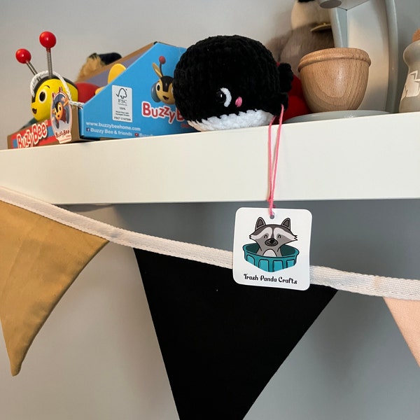 Cute Crochet Raven Crow Cuddly Toy Goth Plushie Gift for Kids, Adults ...