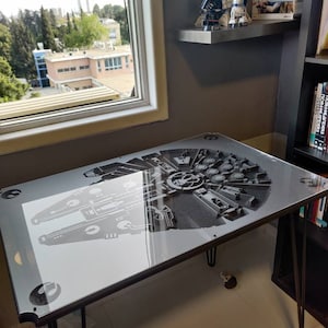 Hand Made Carved Table Tops, Star Wars and Marvel Themes, Look Great ...