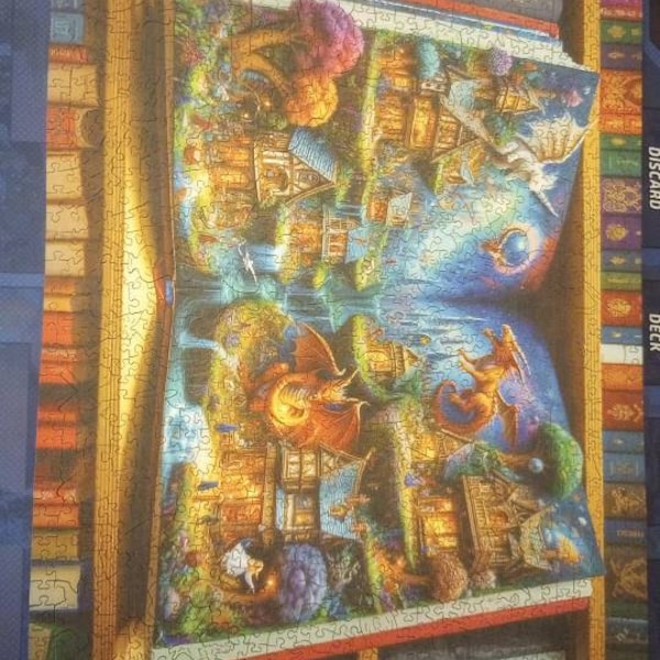 Wooden Puzzle Enchanted Tales - 1000 Piece Wooden Puzzle - Unique ...