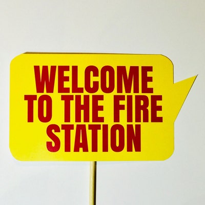 35 Firefighter Party Printable Photo Booth Props, Fireman Birthday ...