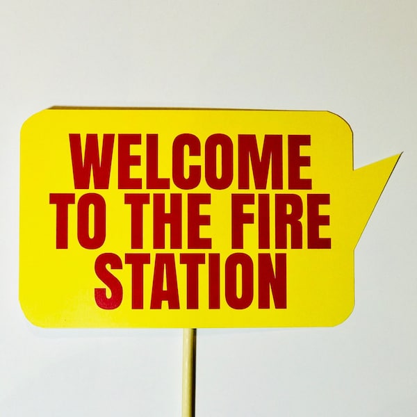 35 Firefighter Party Printable Photo Booth Props, Fireman Birthday ...