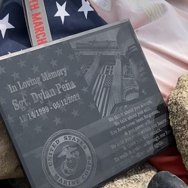 Custom Design Veteran Stone Memorial, Military Soldier Memorial ...