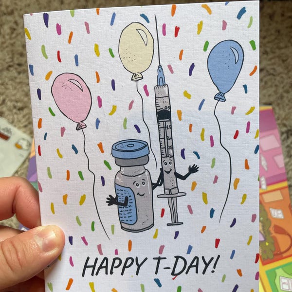 Testosterone Anniversary Cards - Etsy