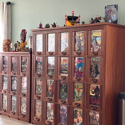 Comic Book Storage and Organization Cabinet - Etsy