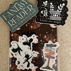 Books Are Magic Waterproof Sticker Bookish Laptop and Water Bottle ...