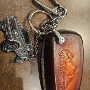 Toyota Land Cruiser Corolla Cross 2022 2023 Leather Key Case, Toyota ...