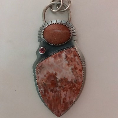 Tabu ... Pendant .. Silver Pendant/focal Piece Contemporary METALSMITH ...