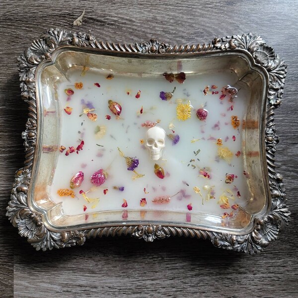 Found Objects Skeleton Figure Vignette Shelf - Collage Art - Vintage ...