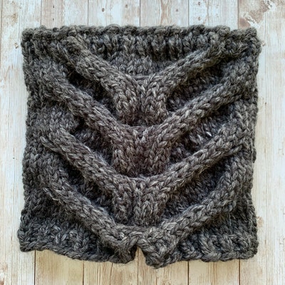 Knitting Pattern for Skeleton Dance Cowl - Etsy